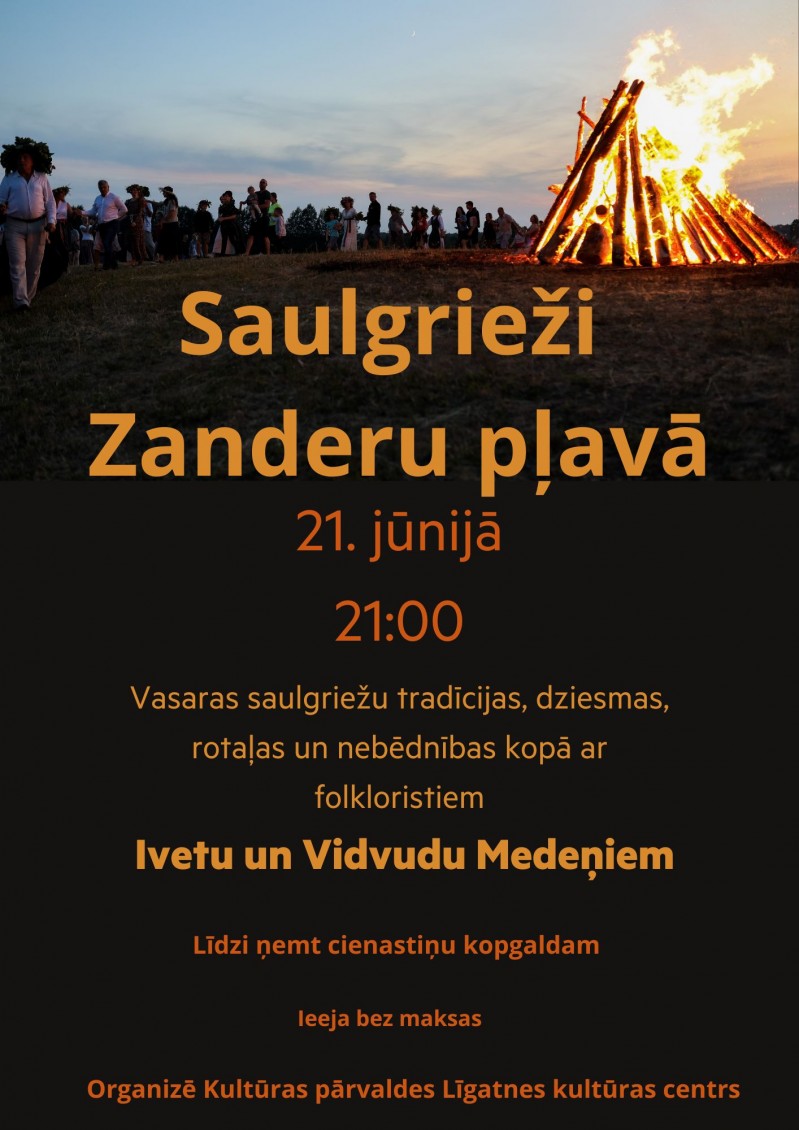Vasaras saulgriežu svinības Zanderu pļavā - Līgatne